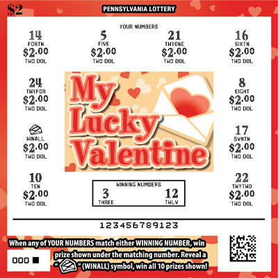 Play PA Lottery Scratch-Offs - My Lucky Valentine