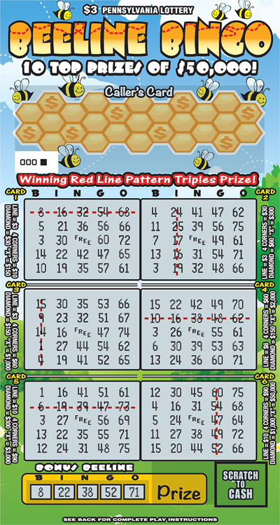 Play PA Lottery Scratch-Offs - Beeline Bingo