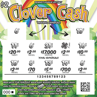 Play PA Lottery Scratch-Offs - Clover Cash