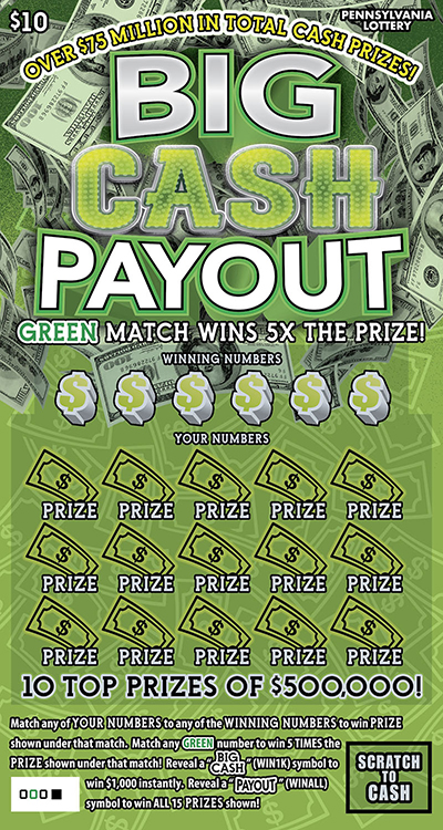 Play PA Lottery Scratch-Offs - Big Cash Payout