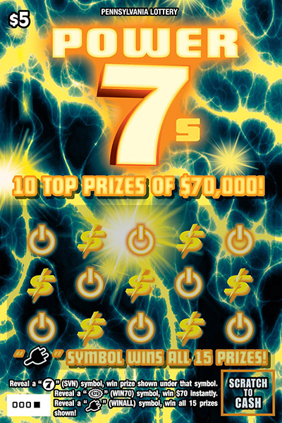 Play PA Lottery Scratch-Offs - Power 7s
