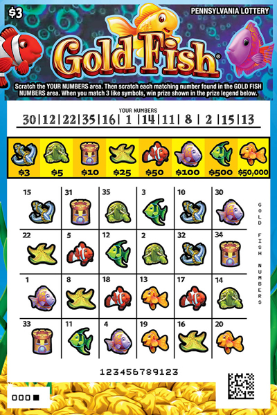 Play PA Lottery Scratch-Offs - GOLD FISH®