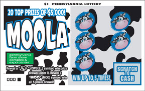 Play PA Lottery Scratch-Offs - Moola